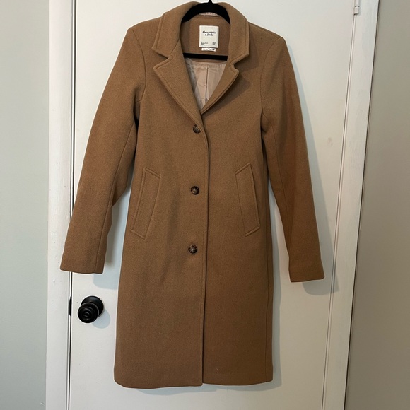 Abercrombie & Fitch | Jackets & Coats | Abercrombie And Fitch Camel ...